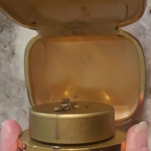 Other | Vintage Westclox Windup Travel Alarm Clock Leather Clam Shell ...
